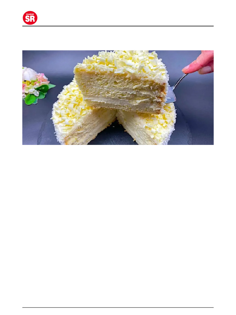 Pastel de Limón en 5 Minutos | PDF | Pasteles | Postres