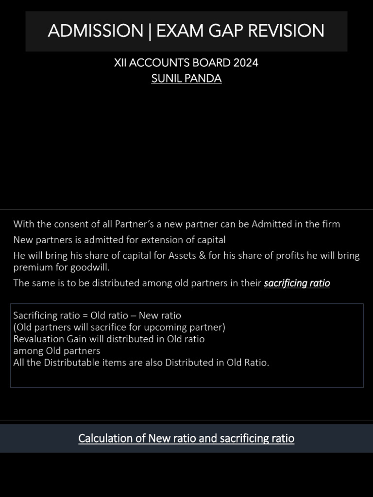 Admission Exam Gap Revision | PDF | Goodwill (Accounting) | Balance Sheet