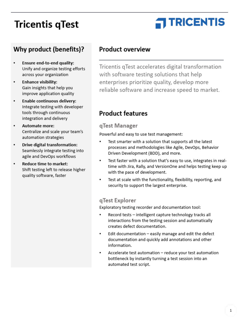 awsmp-datasheet-Tricentis | PDF | Automation | Agile Software Development