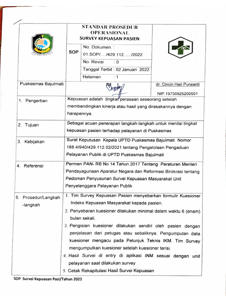 13a.sop SKM | PDF