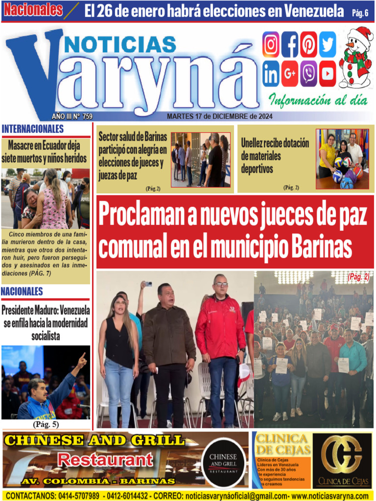 Noticias Varyna 17 Diciembre 2024a | PDF