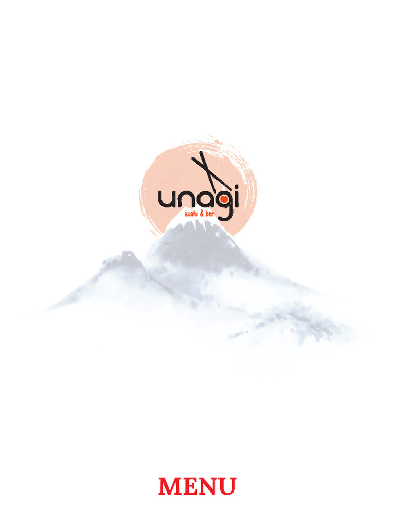 Menu UNAGI Zima 2024 | PDF