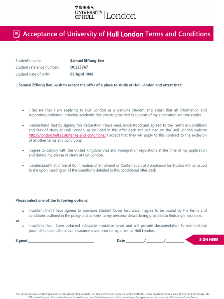 Acceptance Form | PDF