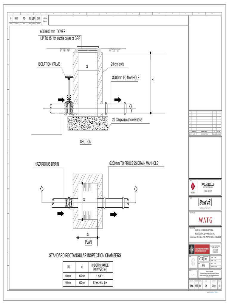 Inspection Chamber DWG WET INF GN 0440 | PDF