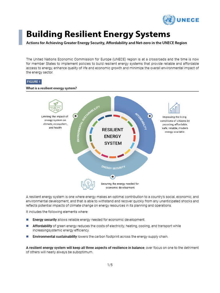 Building Resilient Energy Systems | PDF | Natural Gas | Carbon Capture And Storage