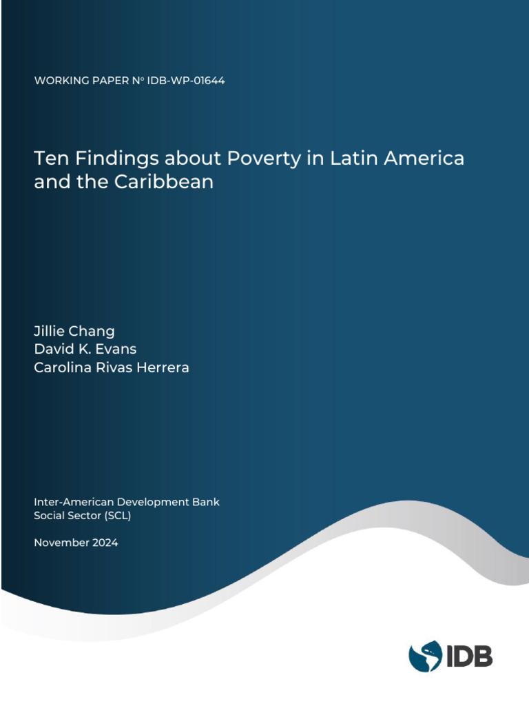 Ten Findings About Poverty in Latin America and The Caribbean | PDF ...
