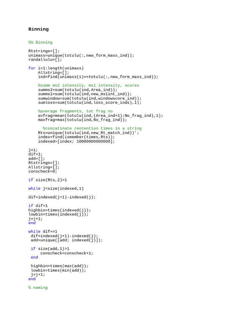 Binning Pdf