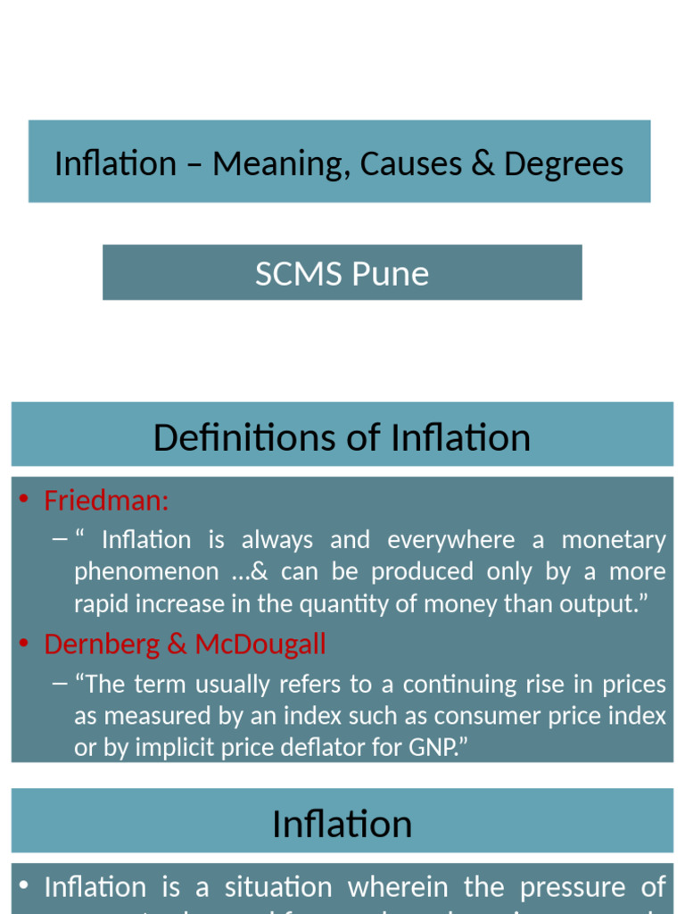 2. Inflation | PDF | Inflation | Money Supply