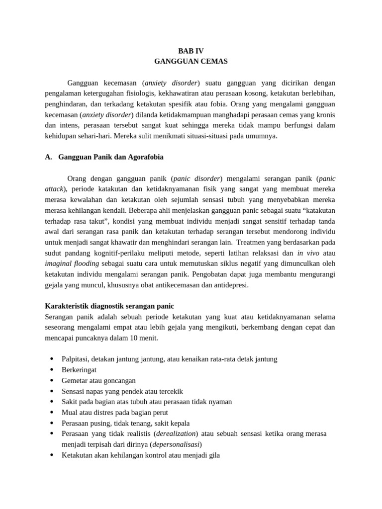 Materi 4 GANGGUAN CEMAS | PDF