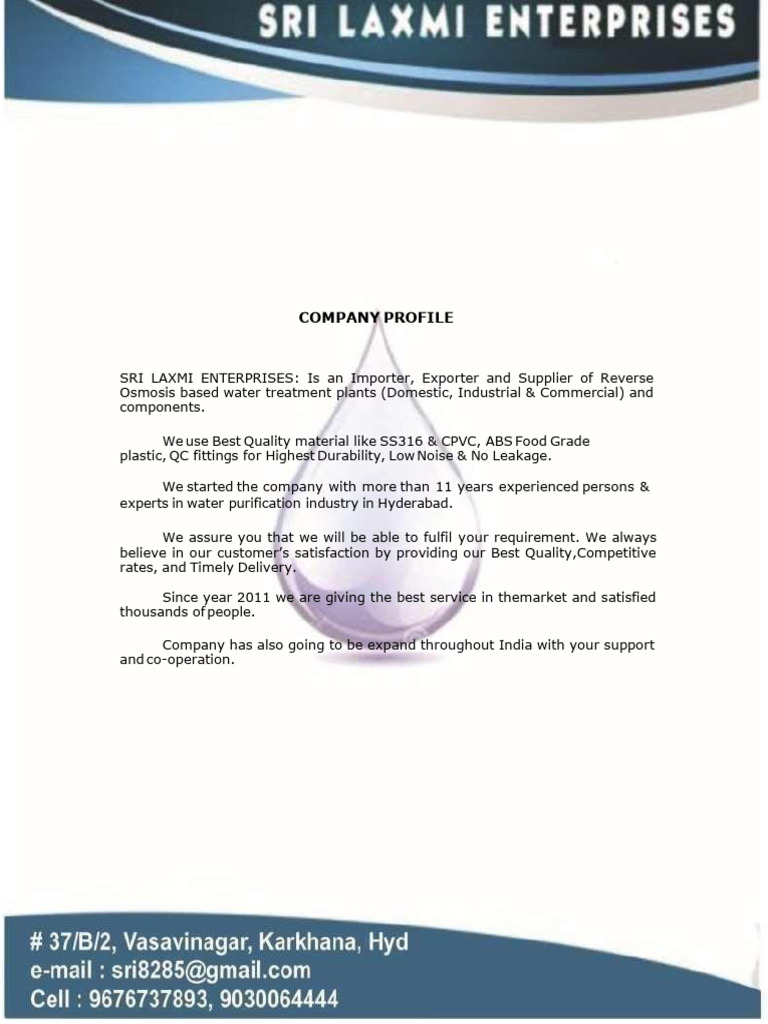 Quotation for iskcon | PDF | Water Purification | Membrane