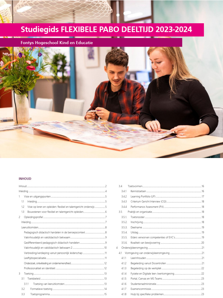 Studiegids flexibele deeltijd 2023-2024 | PDF