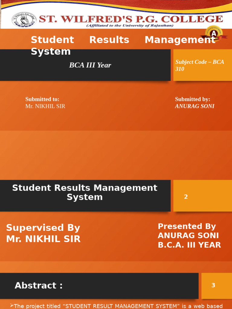 Project PPT (Anurag Soni) | PDF | Databases | Cyberspace