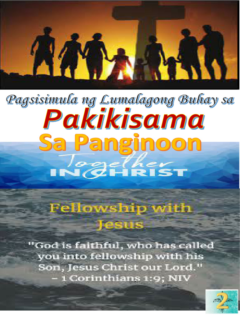 Lesson 2 - Pakikisama Sa Panginoon | PDF