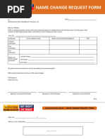 ICICI MF Name-Change-Form | PDF | Cheque | Notary Public