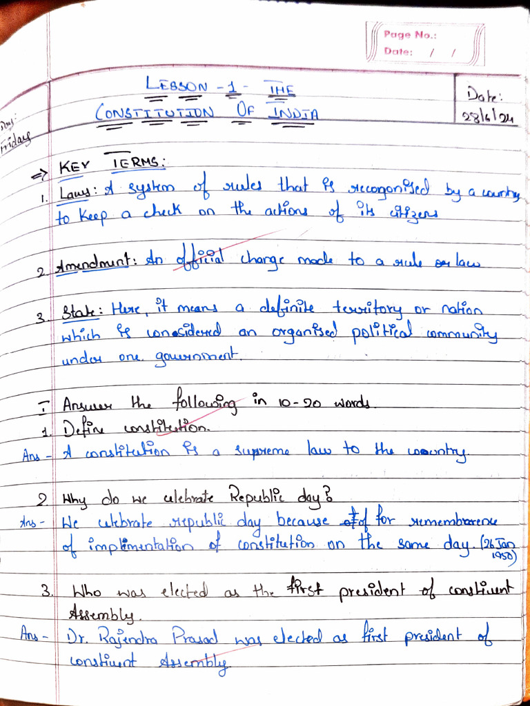 Civics Chapter 1 Class 8 | PDF