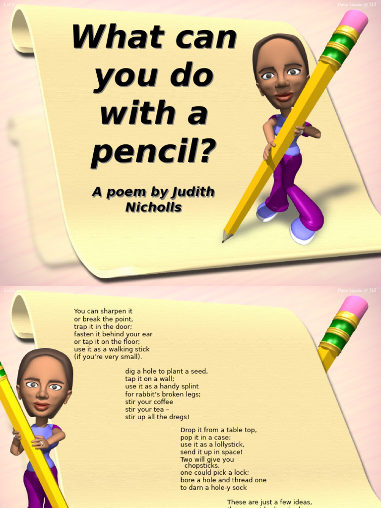Pencil Poem | PDF