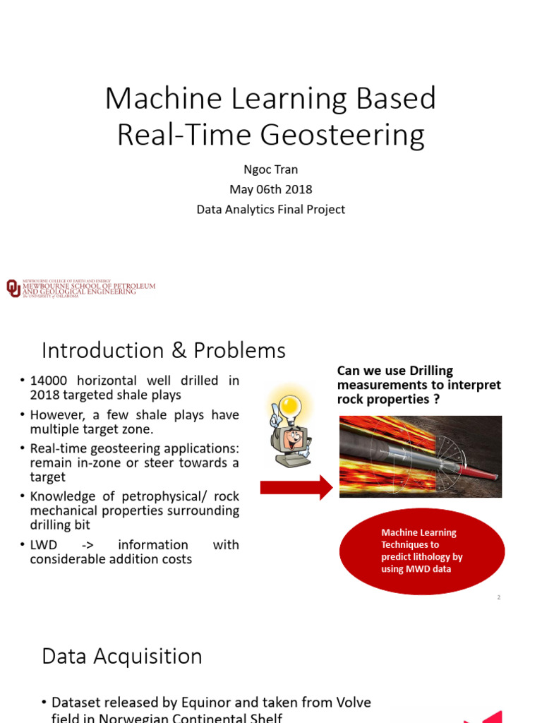 Real-Time Geosteering with ML | PDF | Support Vector Machine | Regression Analysis