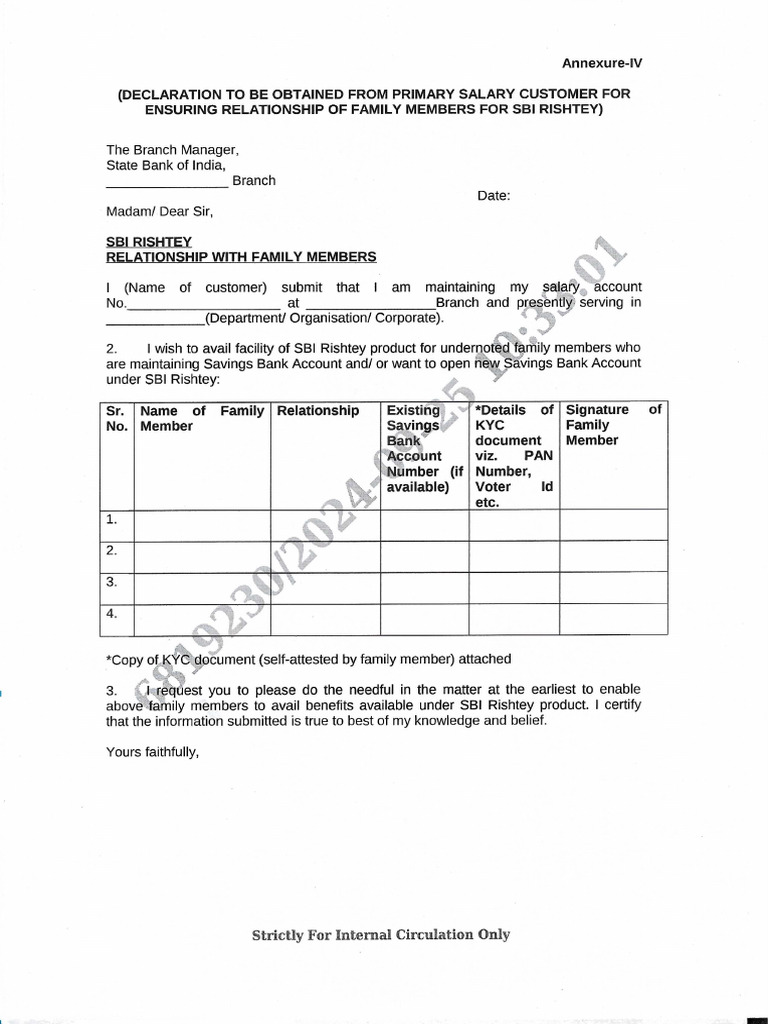 Rishtey Account Form | PDF