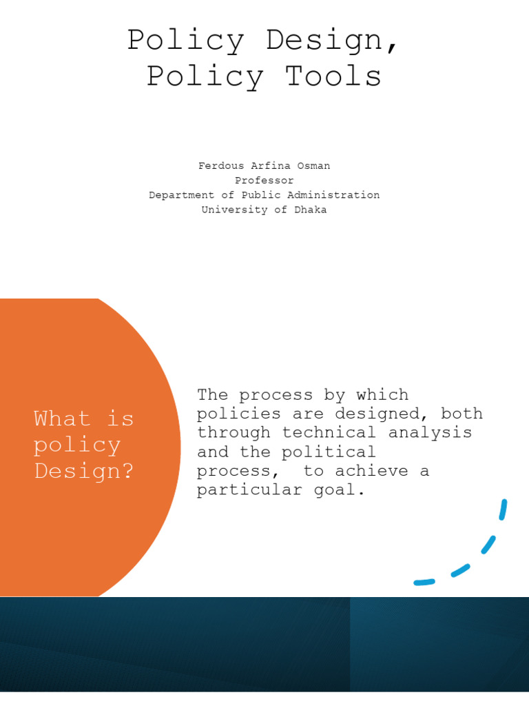 Ch2 Policy Design, Policy Tools | PDF | Policy | Causality