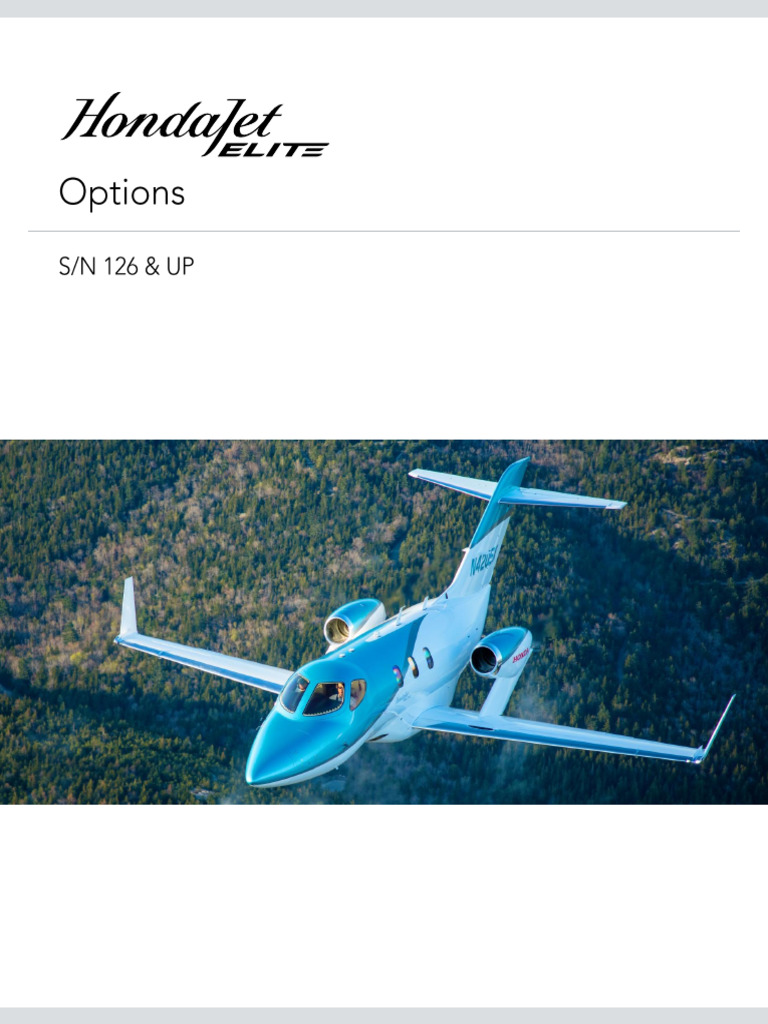 Hondajet Options | PDF