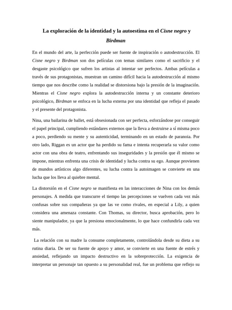 Arte, Identidad y Autoestima | PDF | Mente | Autoestima