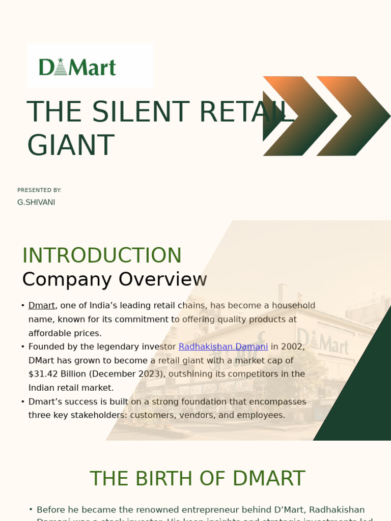 D'Mart Business Model | PDF | Retail | Stocks