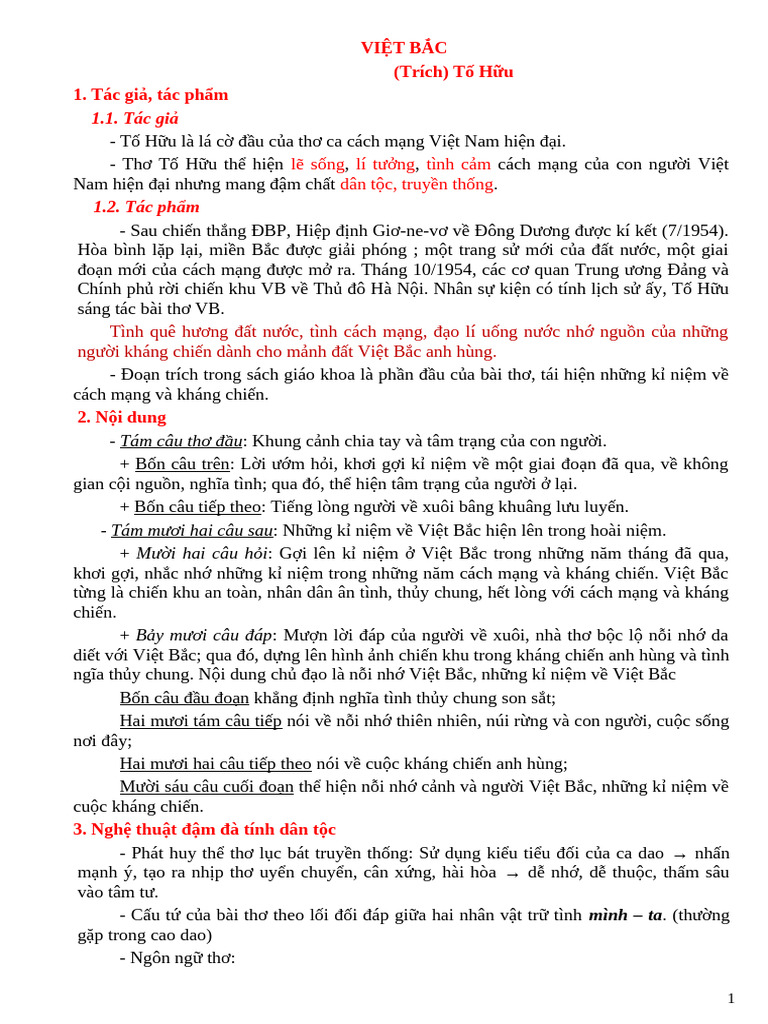 Bài 3 - VIET BAC | PDF