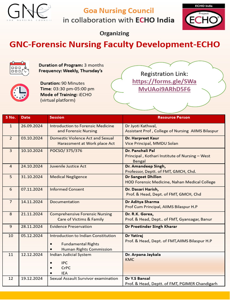 Registration Flyer - Forensic | PDF | Crimes | Crime & Violence