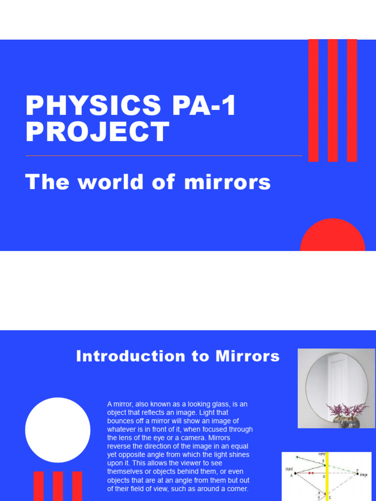 phy ppt ganesh | PDF | Mirror | Optics