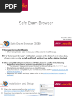 Install and Use Safe Exam Browser | PDF | Hyperlink | World Wide Web