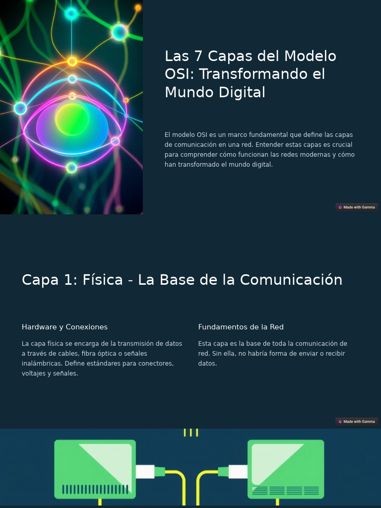 Las-7-Capas-del-Modelo-OSI-Transformando-el-Mundo-Digital | PDF | Red de computadoras | Modelo osi