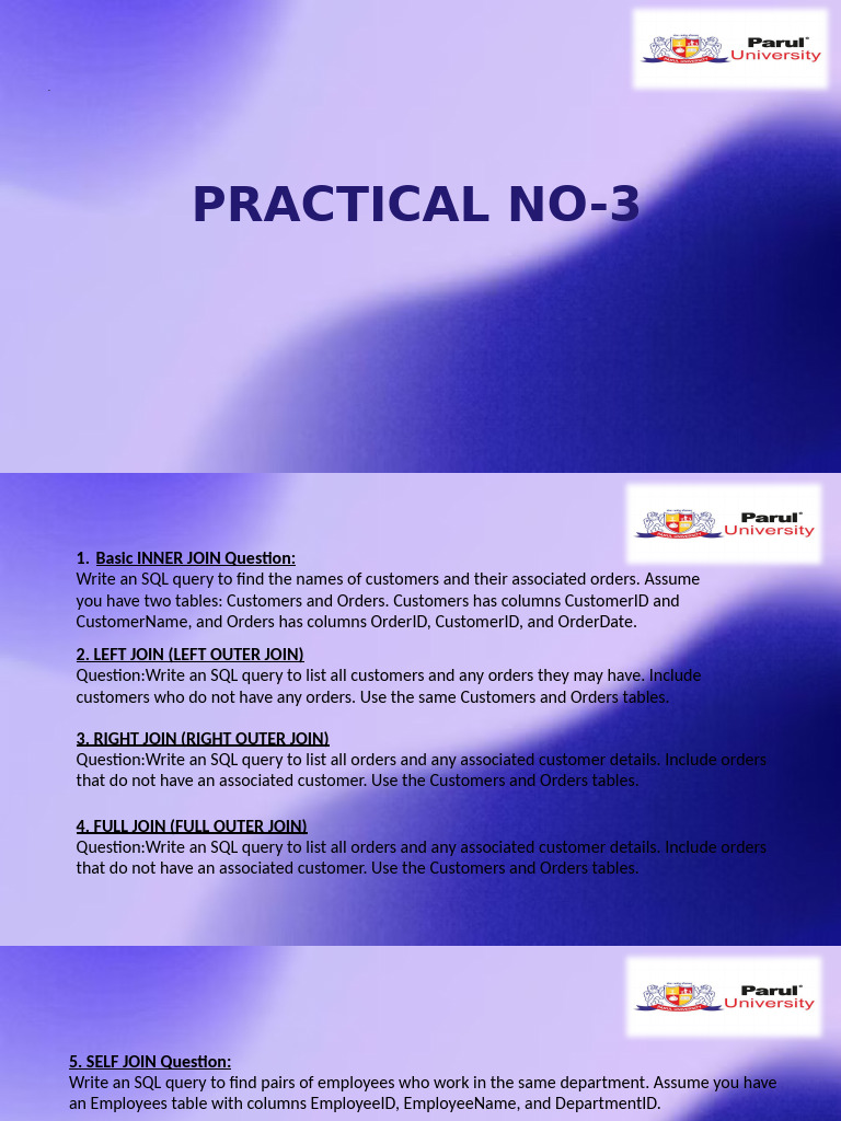 Adbms Lab Practical-3 | PDF | Data Management | Databases