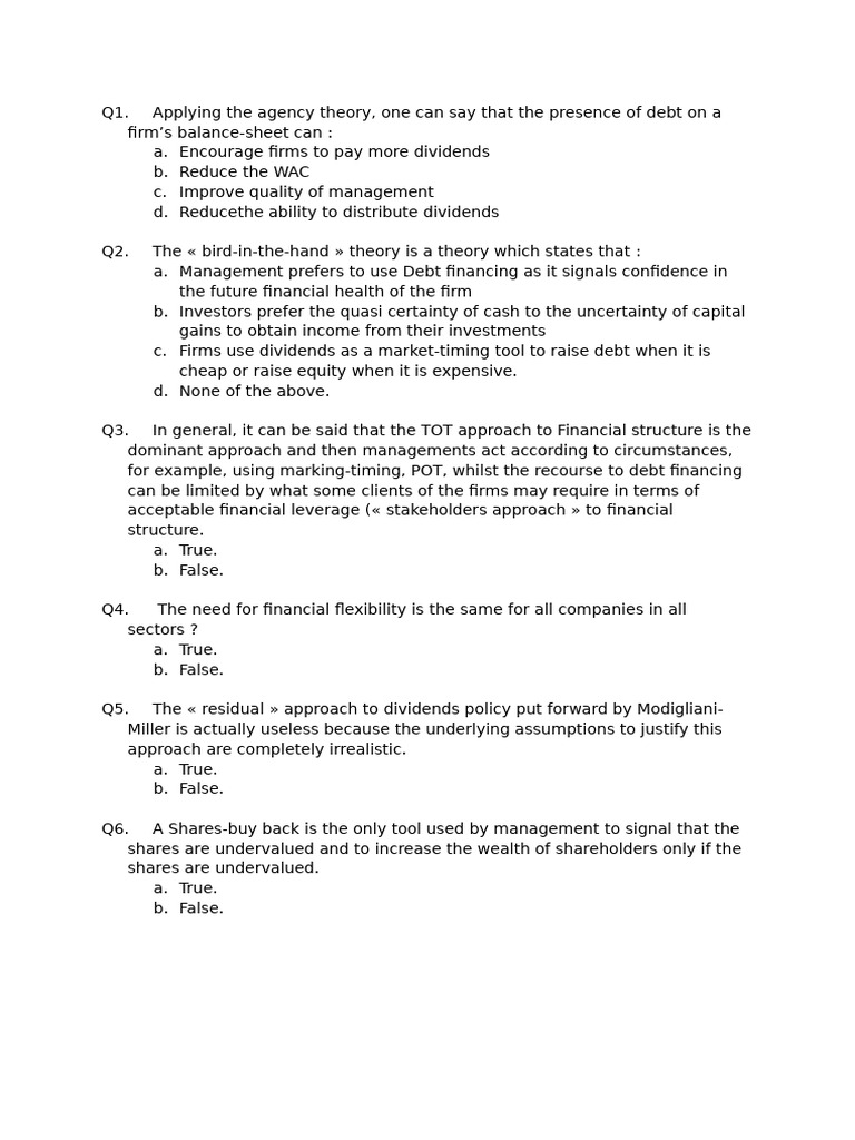 Additional Training Questions | PDF