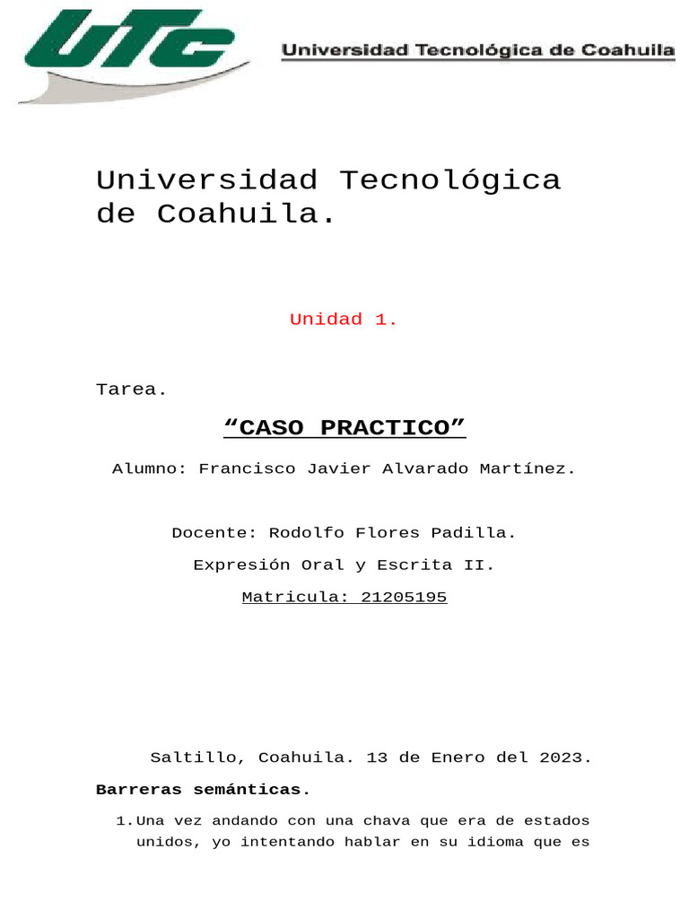 Caso Practico | PDF