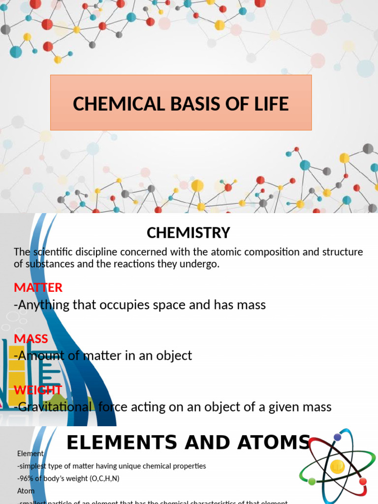 Chemical Foundations of Life Explained | PDF | Chemistry | Ion