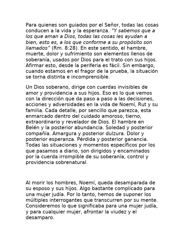 Rut 2 | PDF | Libro de rut | Rut (figura bíblica)