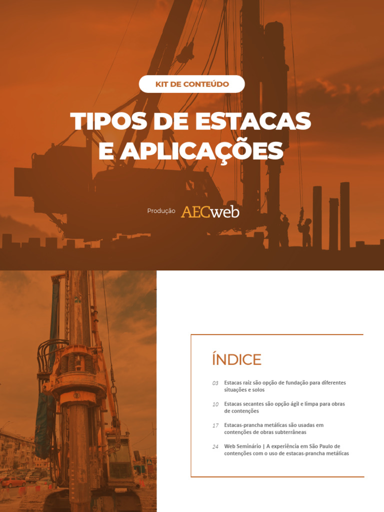 tipos-de-estacas | PDF | Engenharia Geotécnica | Engenharia