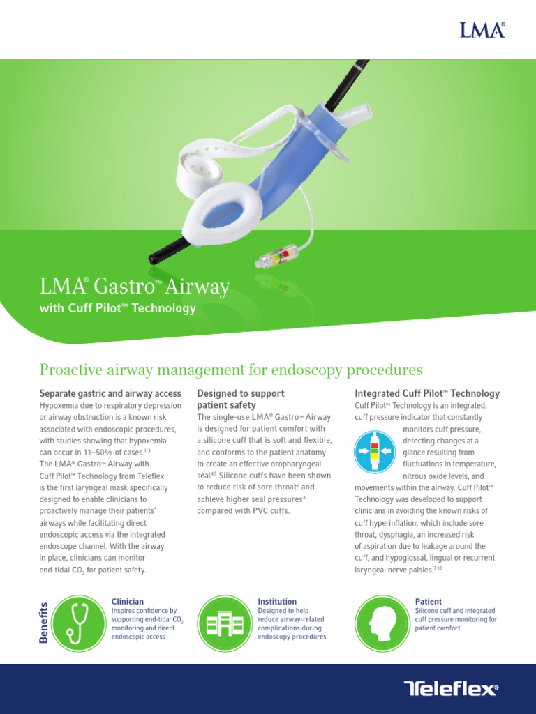 EN-LMA-Gastro-Data-Sheet | PDF | Endoscopy | Medical Specialties