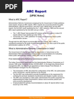 2nd ARC Report, Recommendations, Download Links, UPSC Notes | PDF ...