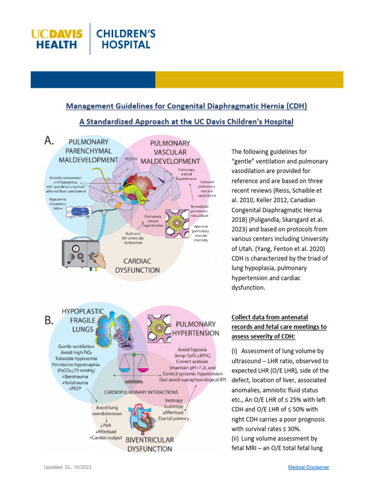 Resp CDH Clinical Management PDF | PDF | Blood Pressure | Medical Specialties