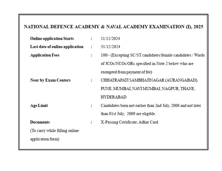 NDA Application Form-notice | PDF