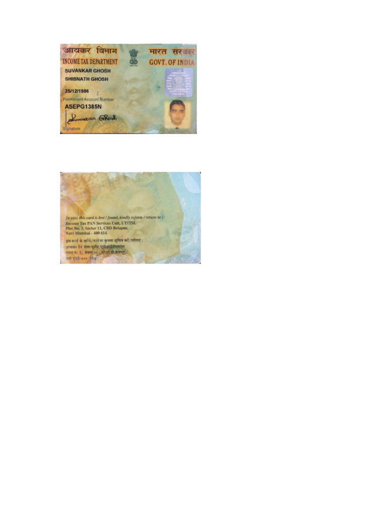 Identity Proof | PDF