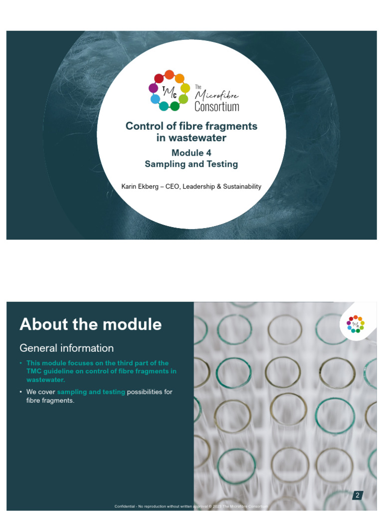 Wastewater Fibre Fragment Testing | PDF | Sewage Treatment | Membrane