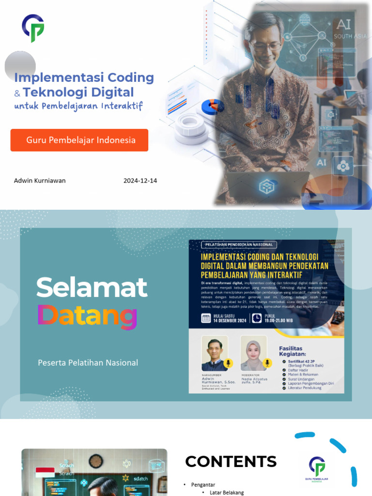 Implementasi Coding untuk Pembelajaran Interaktif | PDF
