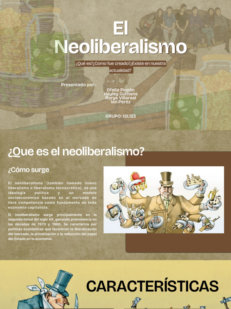 El Neoliberalismo | PDF