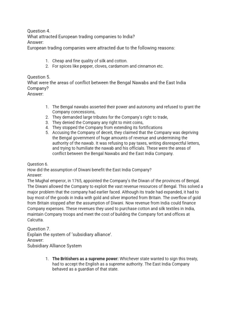 History CH 2 Class 8 | PDF