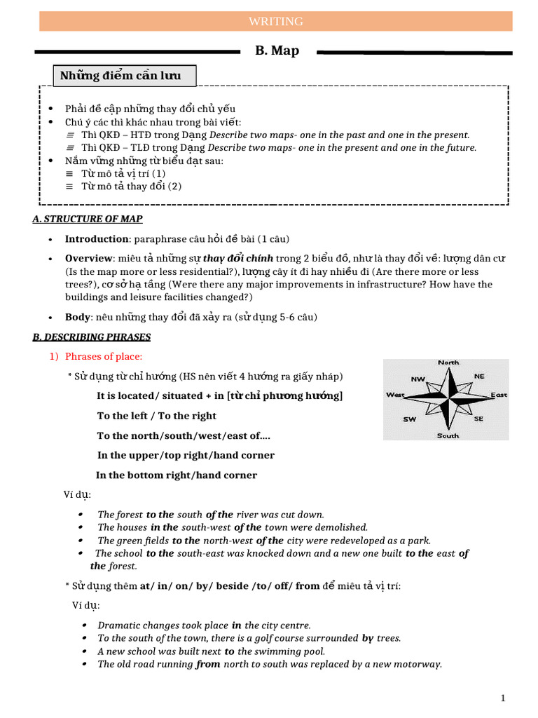 Writing task 1_MAP (2) | PDF | Grammar | Syntax