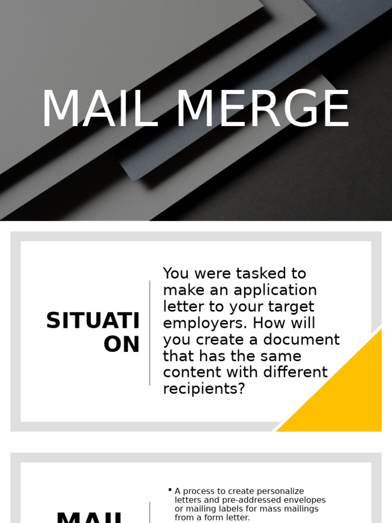 Mail Merge: Creating Personalized Letters | PDF | Mail | Microsoft Word