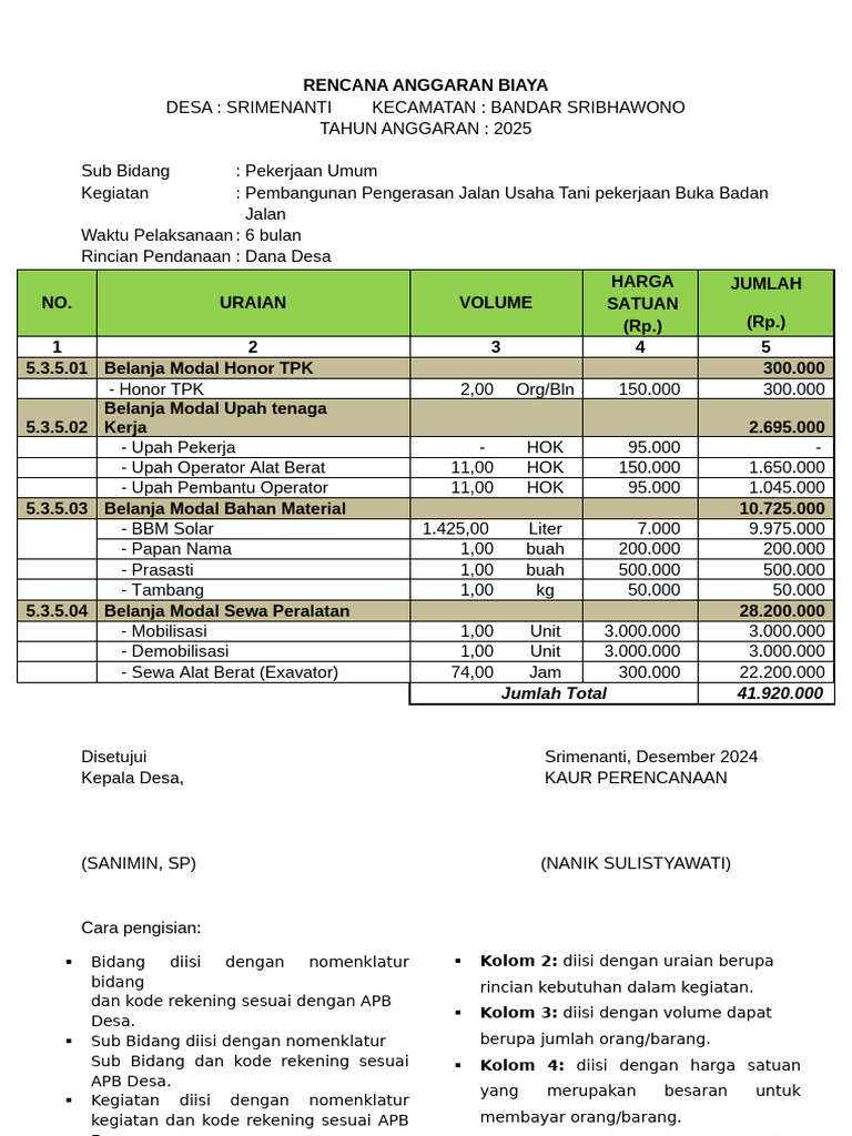 Tugas Individu - Pengisian Rab (Form PB-3) | PDF