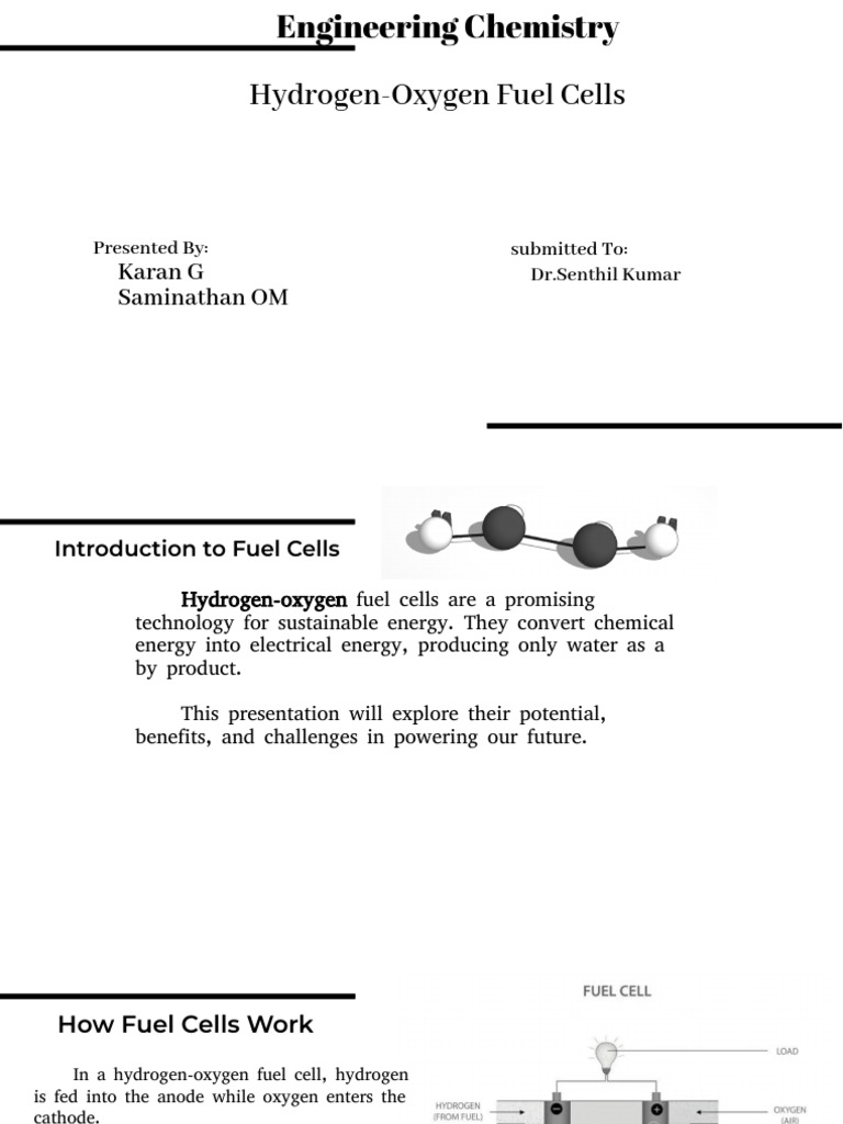 H2 O2 Fuel Cell | PDF